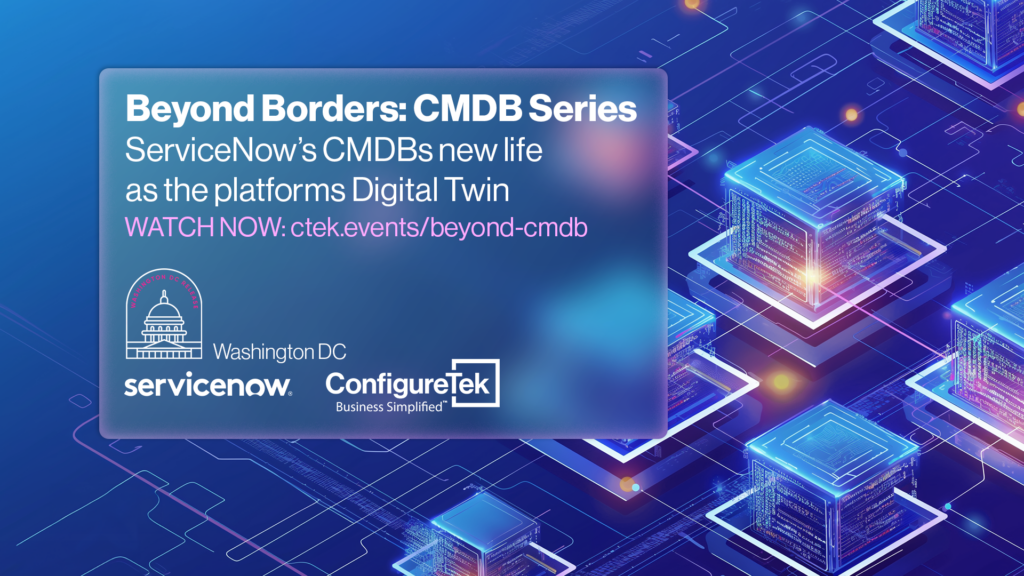 [BBCS-REG] Beyond Borders: CMDB Series - ServiceNow's CMDB's new life as the platform Digital ...